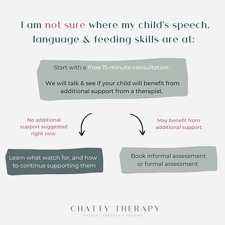 Speech, Language and Feeding Services | Chatty Therapy | Edmonton